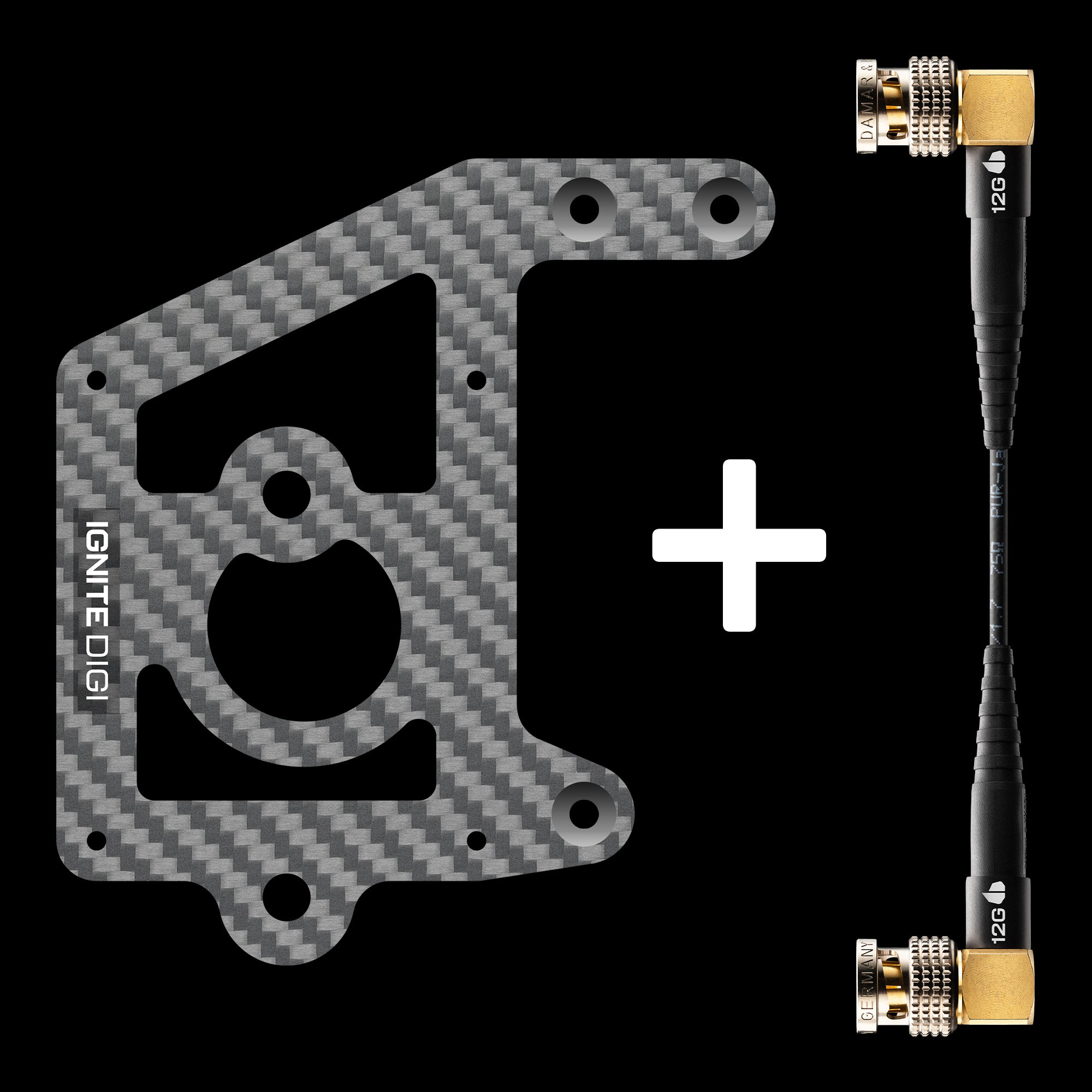 Carbon Side Plate for Vaxis / KEYSTONE / KOMODO-X - Ignite Digi