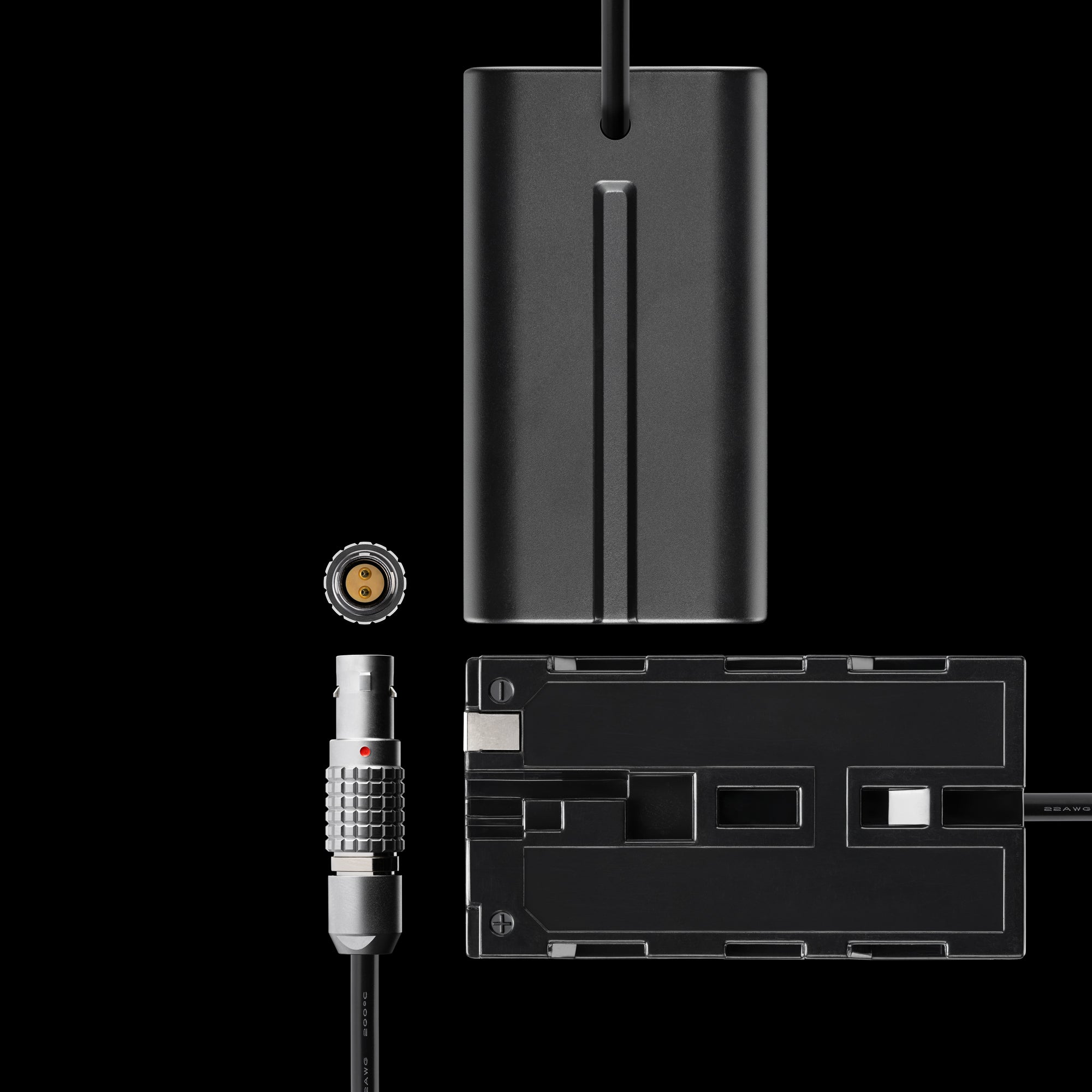 Power Cable ‣ 2-Pin Lemo to Sony NP-F - Ignite Digi